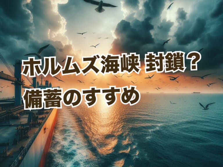 備蓄のすすめ（1）ホルムズ海峡が封鎖したら日本は物資不足になるそうだよ【久賀原鷹彦】2024年2月時点 | cyuncore （キュンコレ）